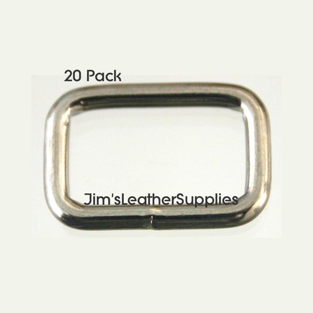 5/8" Wire Loops 20 Pack - Also Known as Belt Keepers 5/8" X 3/8"" X 2 ...