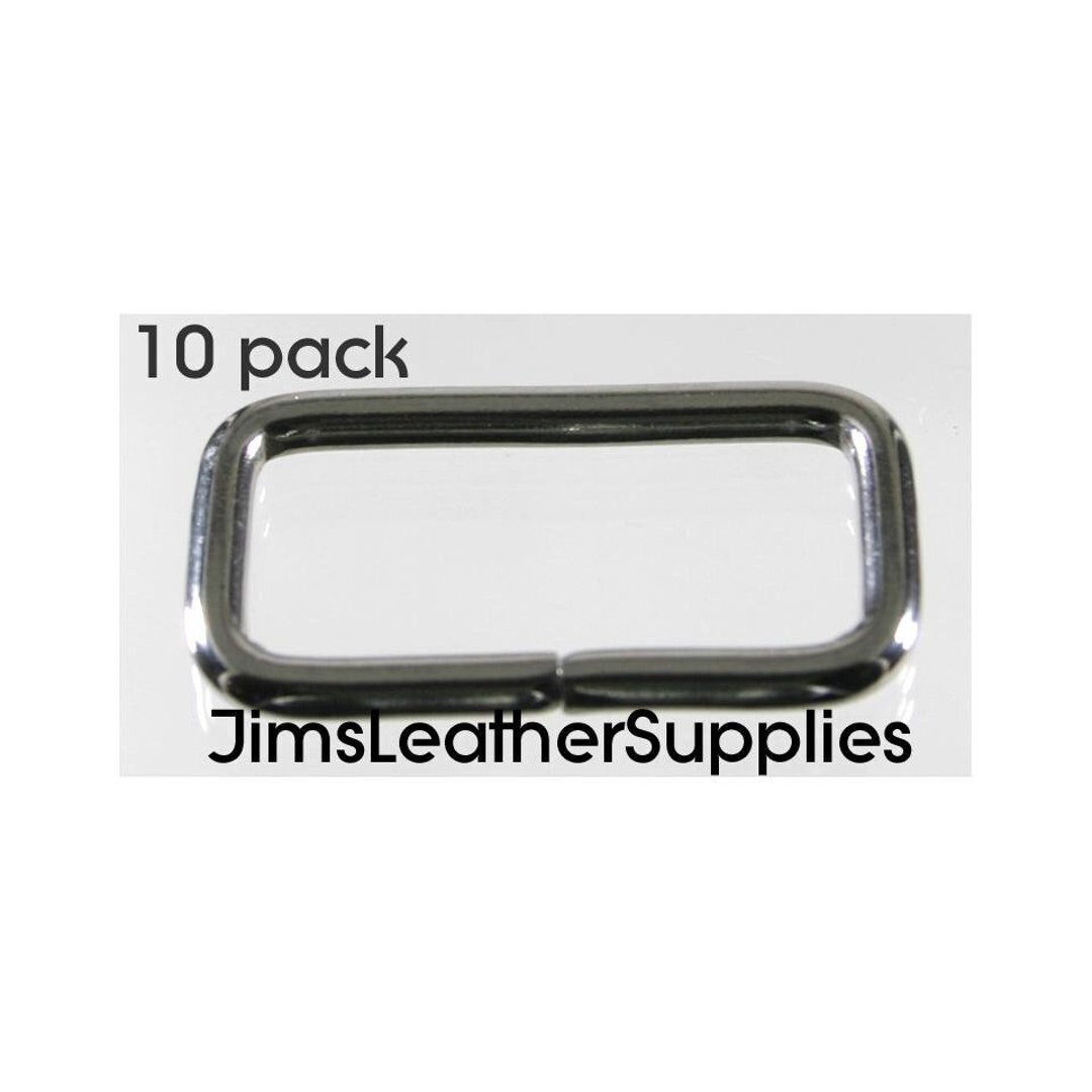 1" Stainless Steel Wire Loops 10 Pack - Also Known as Belt Keepers 1" X ...