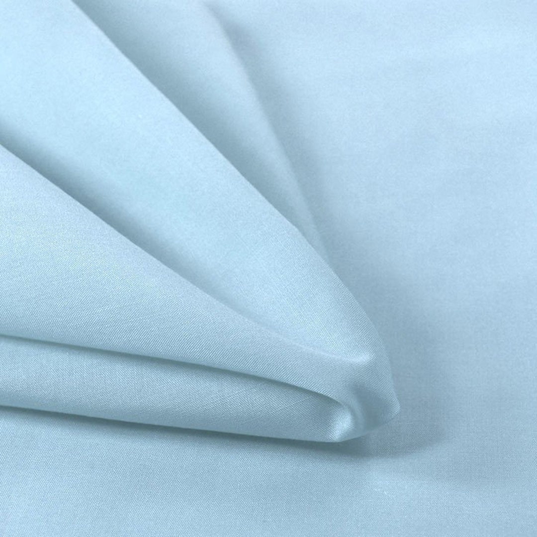 Light Blue Broadcloth 100% Cotton Fabric - Etsy