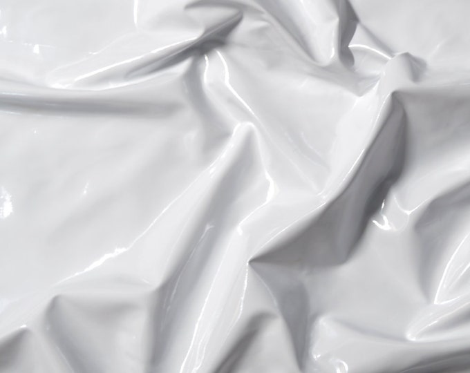 Solid Color Poly Vinyl Fabric white 2 Way Stretch/per Yard - Etsy