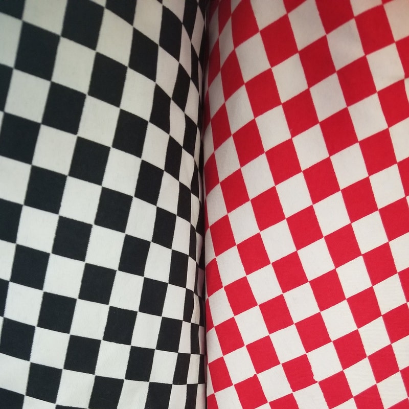 Checkered Fabric - Etsy