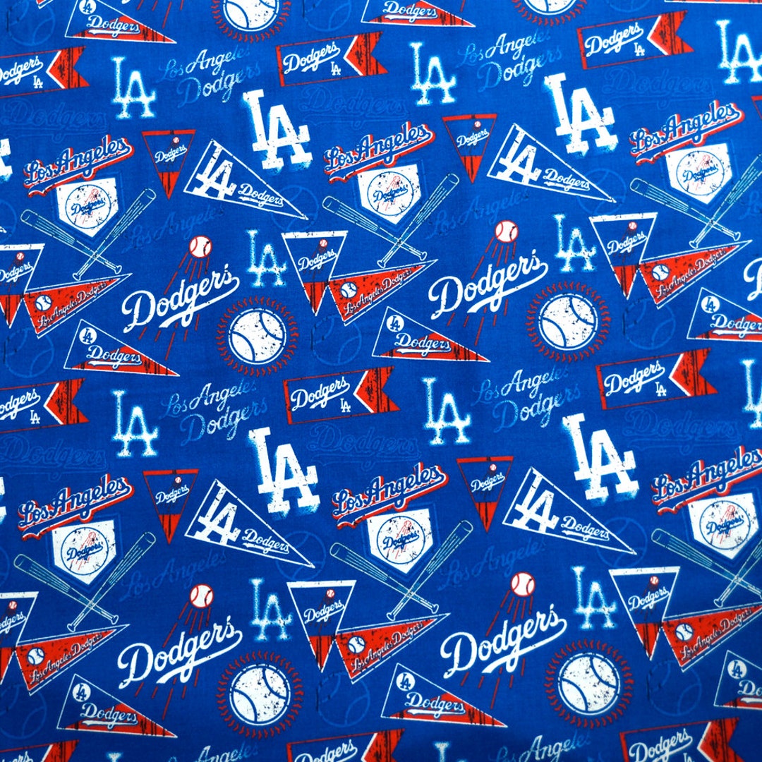 Licencia MLB Los Angeles Dodgers Vintage 100% Algodón - Etsy México