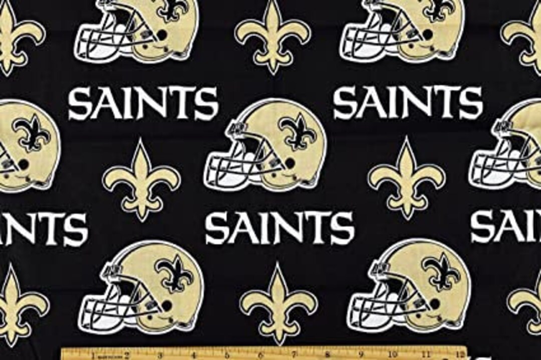 NFL Licensed New Orleans Saints Fabric 100% Cotton - Etsy