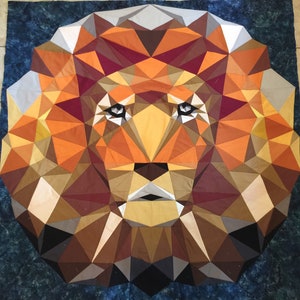 Lion Paper Piecing Kit | Etsy