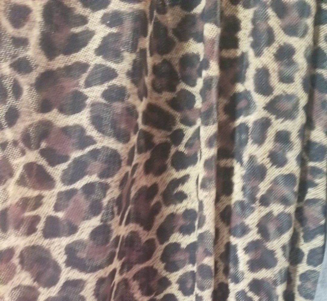 Animal Print Power Mesh - Etsy