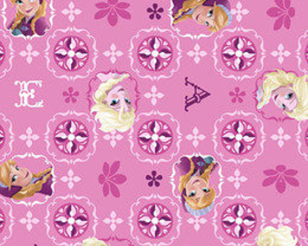 Disney Frozen - Elsa and Ana W/glitter - 100% Cotton - Etsy