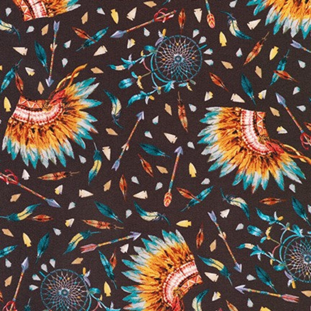 Native Heritage Brown by Robert Kaufman - Etsy