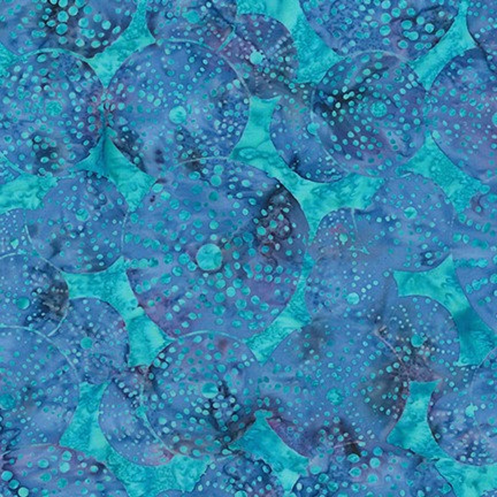 Artisan Batiks: Coral Reef Imported Batik Fabric - Etsy