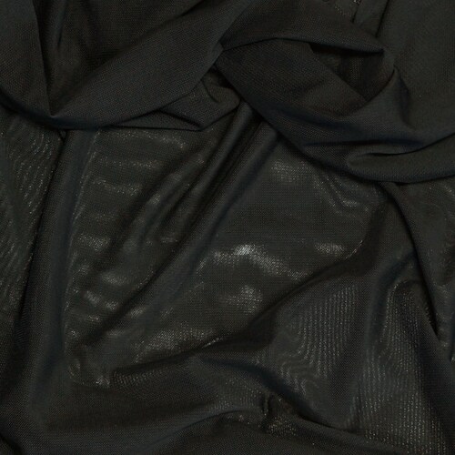Black Power Mesh Fabric - Etsy