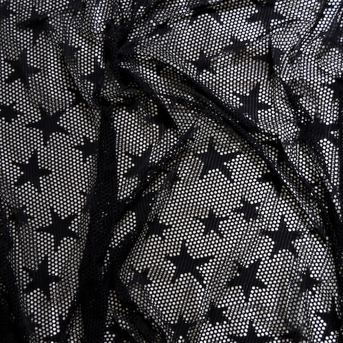 Star Mesh Fabric Dark Blue Gradient Mesh Fabric 4-way - Etsy