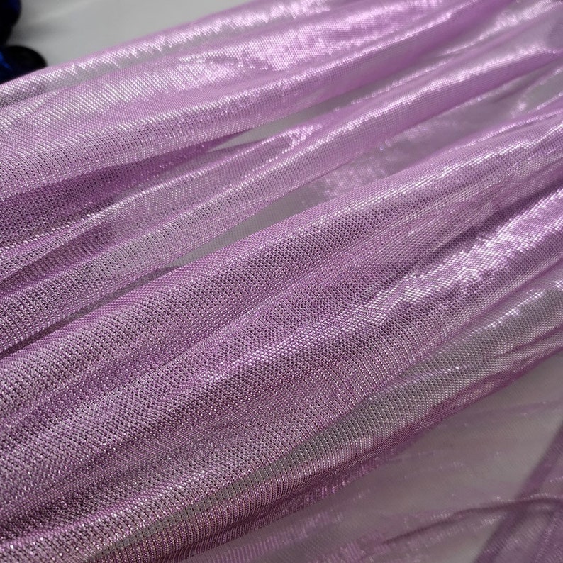 4 Way Stretch Metallic Iridescent Mesh Fabric - Etsy
