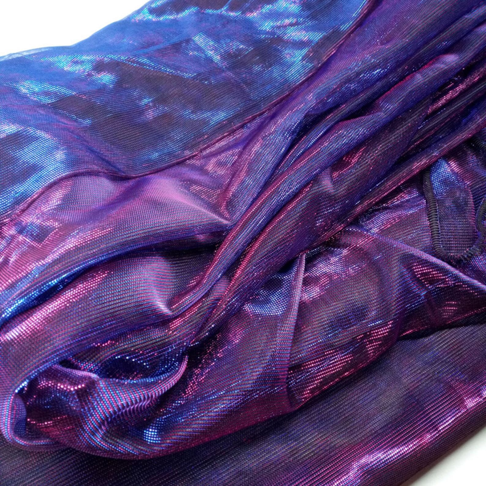 4 Way Stretch Metallic Iridescent Mesh Fabric - Etsy