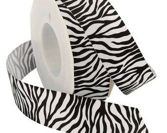 Zebra ribbon | Etsy