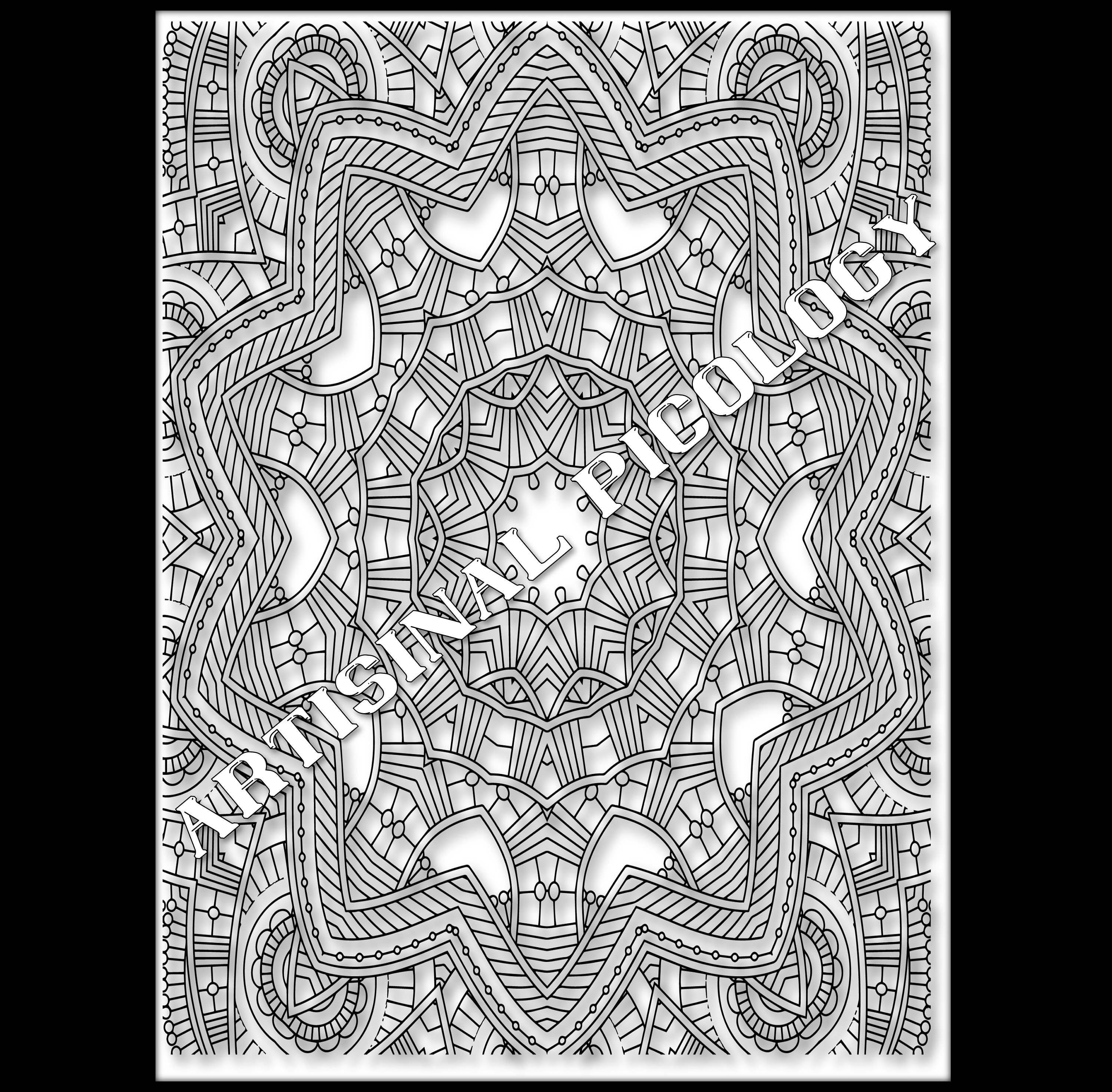 Amazing Intricate Patterns Adult Coloring Pages With 50 Detailed ...