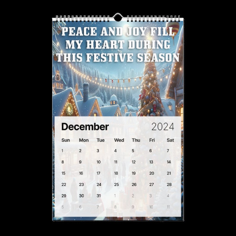 Empower Your Year: 2024 Affirmations Wall Calendar - Etsy