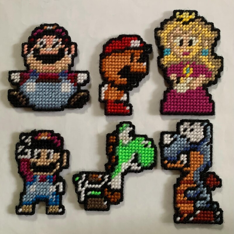 Super Mario Magnets - Etsy