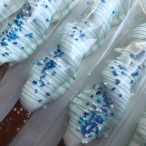 Whale Theme Chocolate Caramel Pretzels, Whale Theme Shower, Whale Decor ...