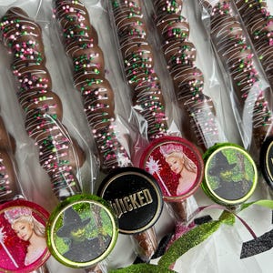Wicked Theme Chocolate Pretzels One Dozen (12) Wicked Birthday Treats ...