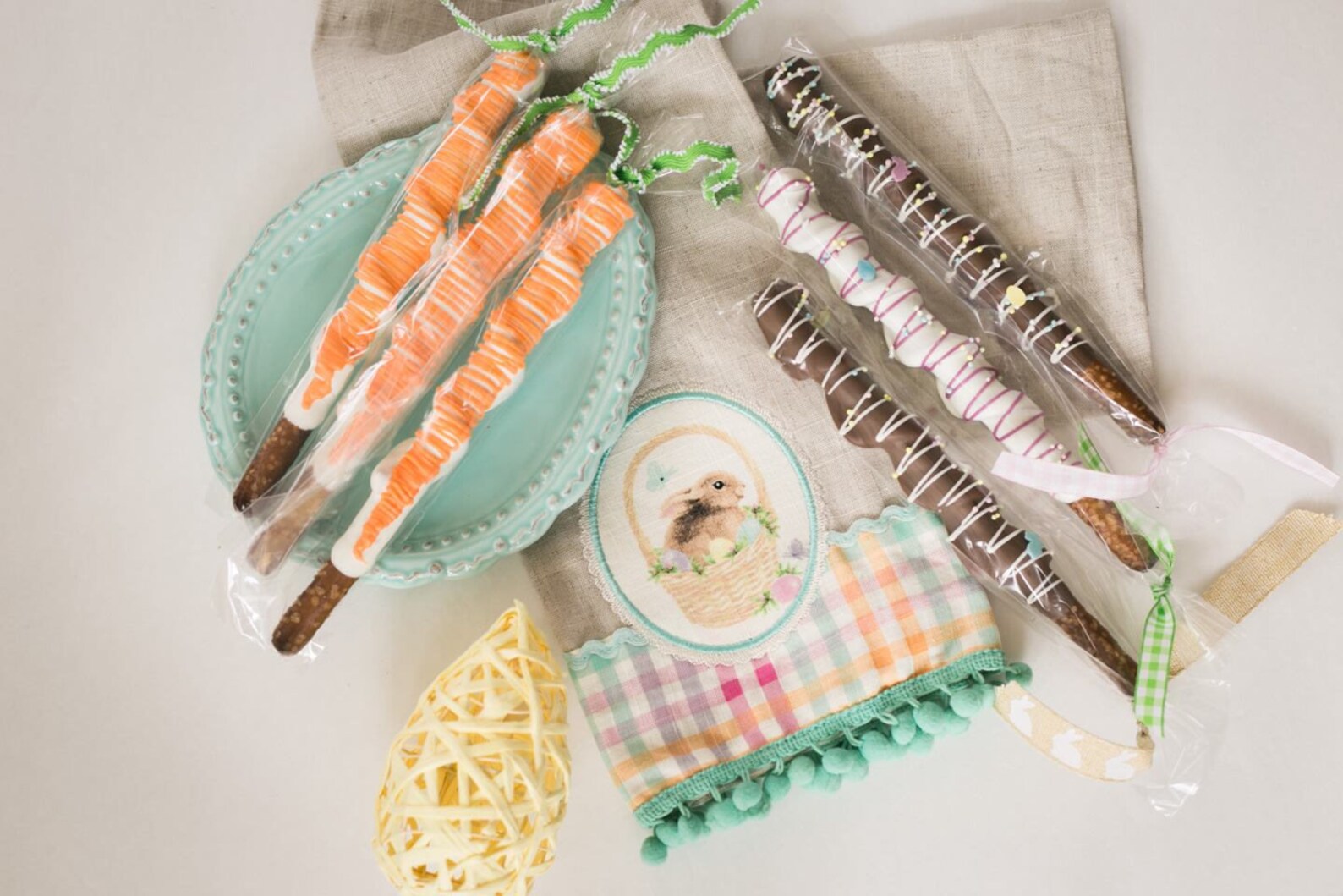 1 Dozen Peter Rabbit Chocolate Pretzels Peter Rabbit Theme - Etsy