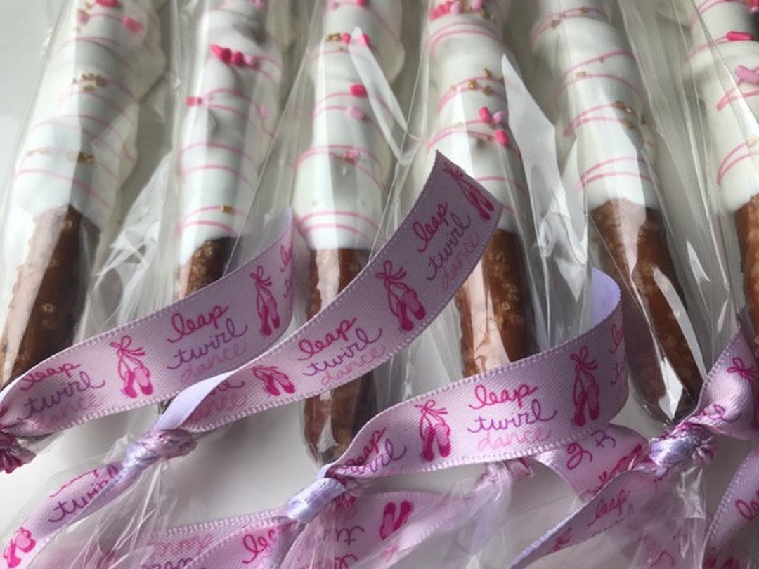 1 Dozen Ballerina Chocolate Covered Pretzels, Ballet Theme, Dance ...