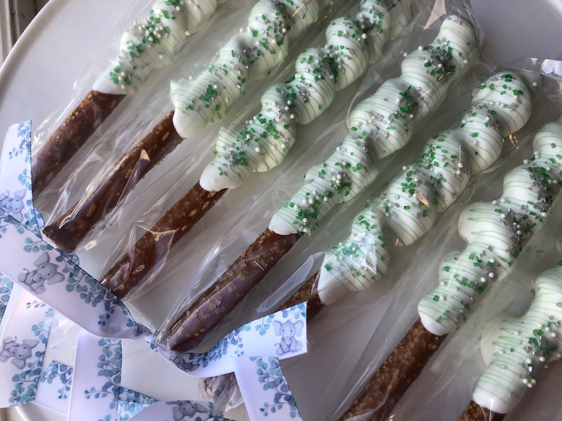 1 Dozen Elephant Theme Chocolate Pretzels Elephant Cookies - Etsy