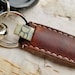 THE SECRET STASH - Leather Key Ring Fob With Secret Money Compartment ...