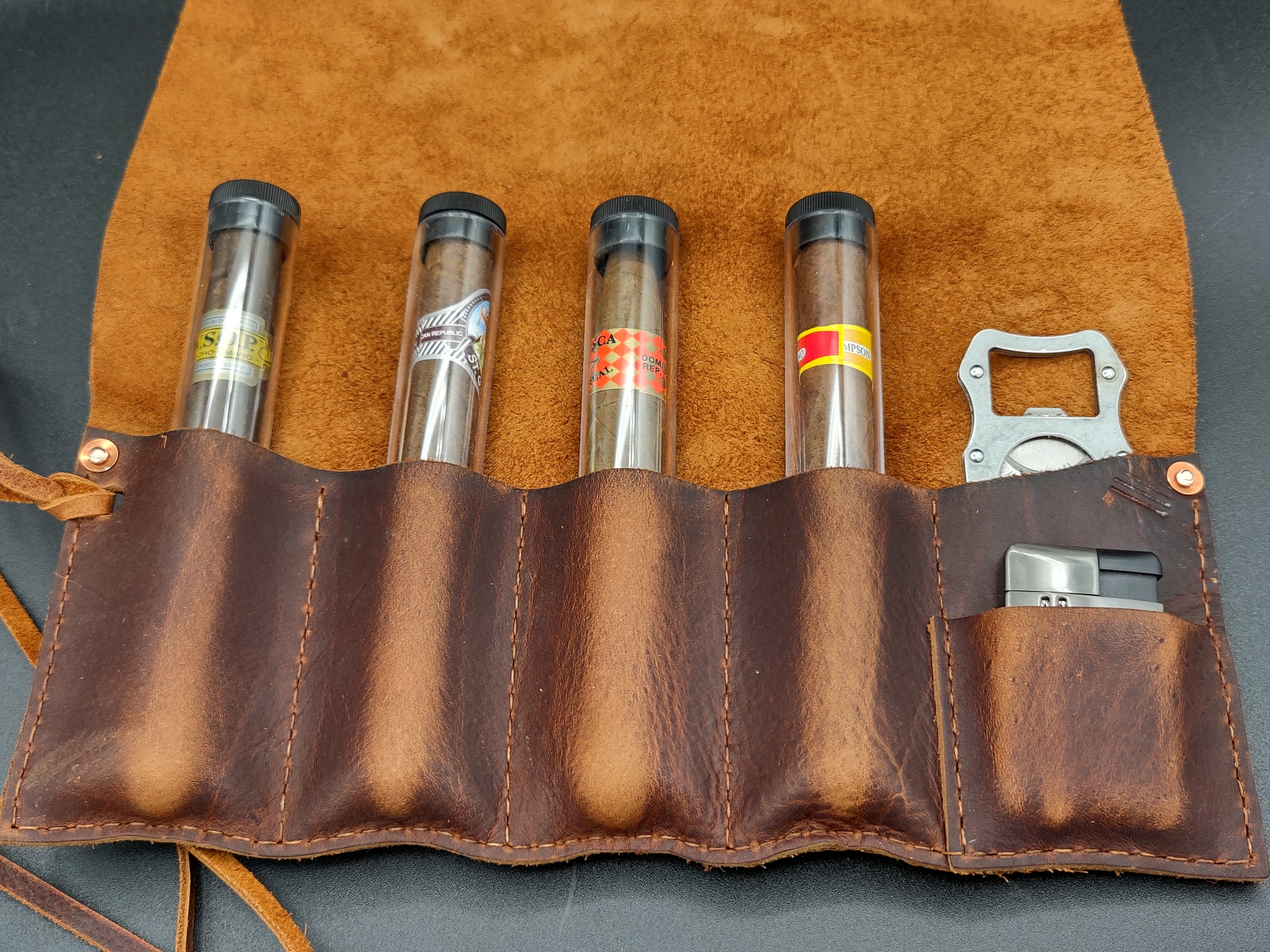 Leather Cigar Pouch
