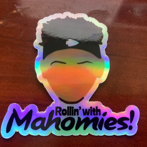 Art & Collectibles 3 x 3 Patrick Mahomes Holographic StickerDecal ...