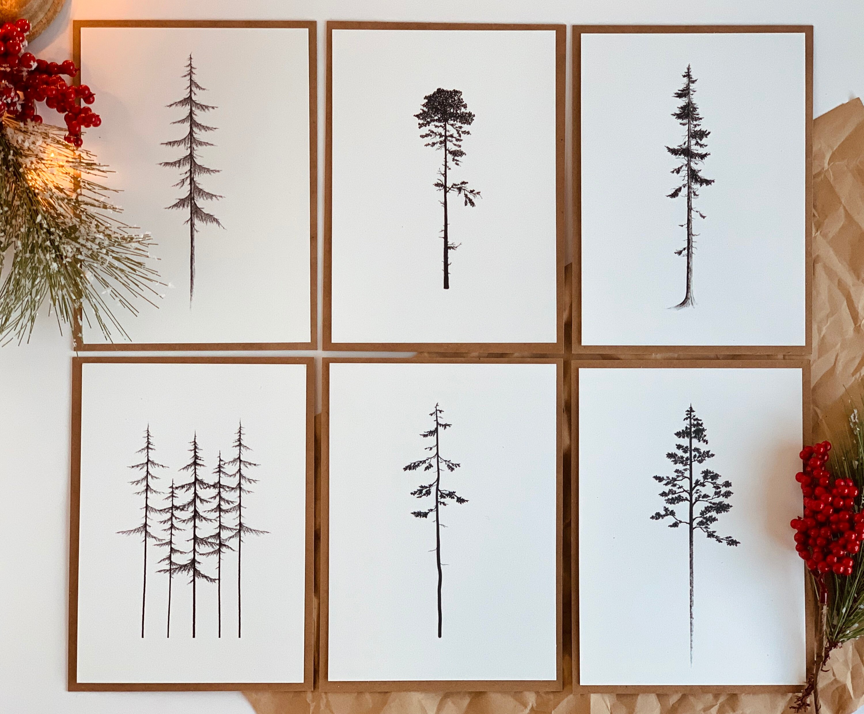 Coastal Trees Collection/ Print Collection/ Tree Prints/ - Etsy Canada