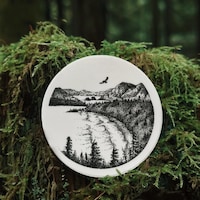 Vancouver Island Trees Sticker Decal - Van Isle - West Coast ...