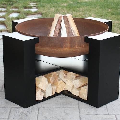 Pyro Monolith Metal Chiminea Vertical Fire Pit - Etsy