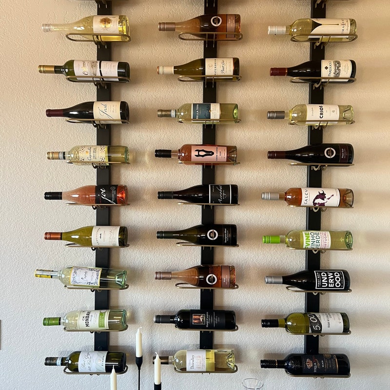 Wall Mount Wine Rack - Etsy