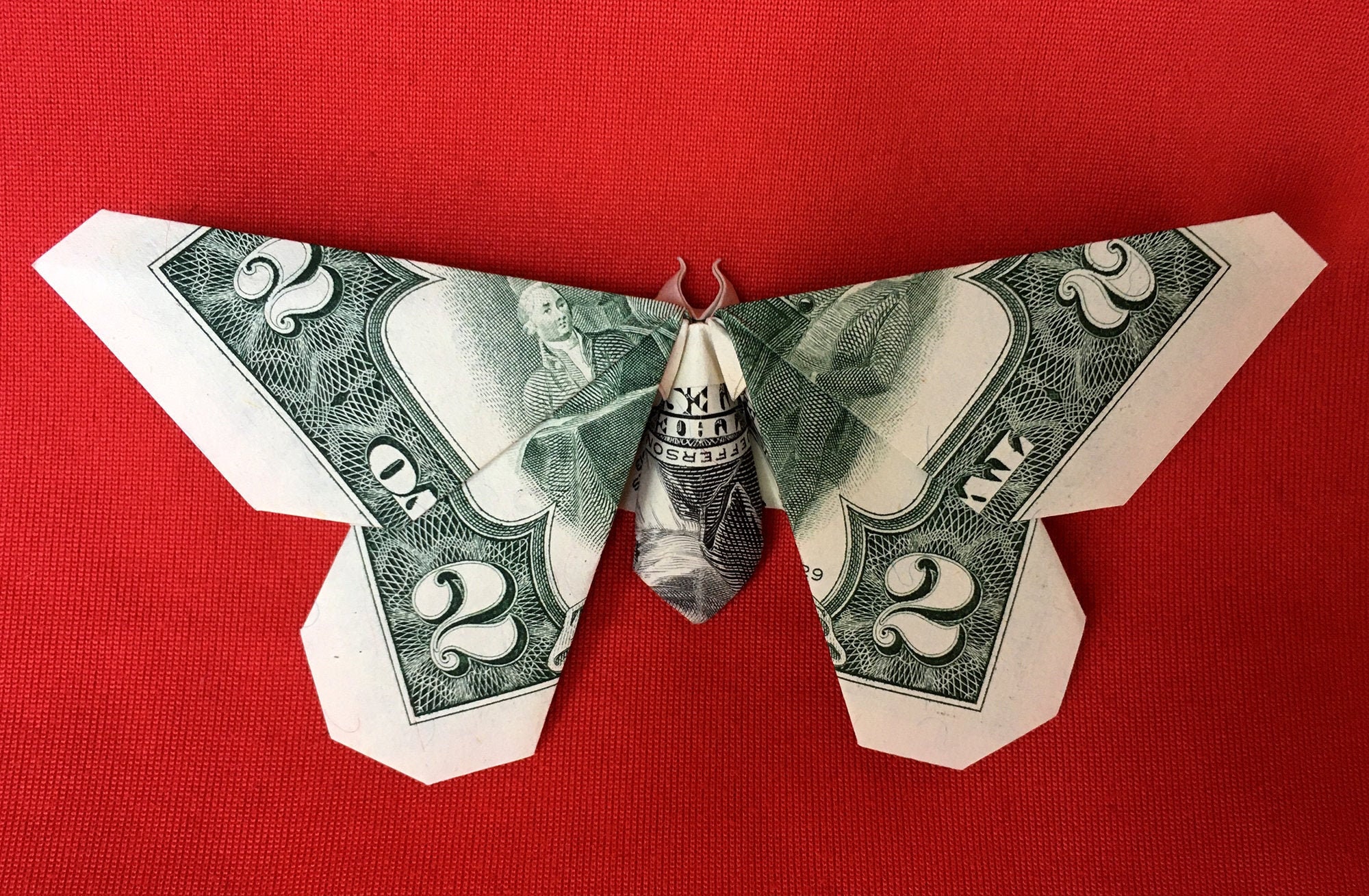 Easy Origami With Money Butterfly