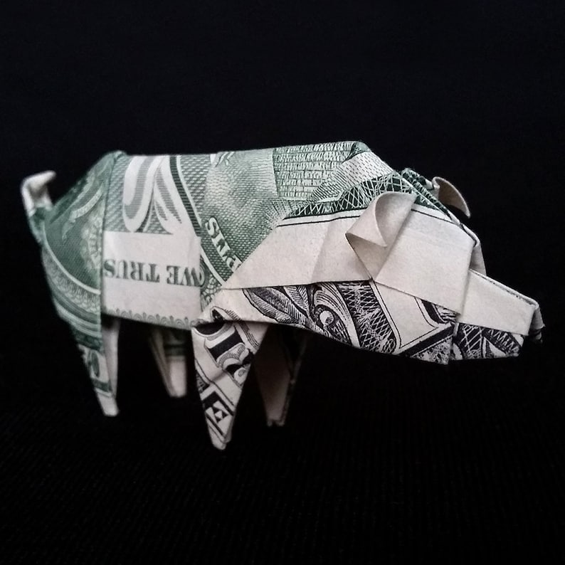 Dollar Origami Pig: A Fun and Easy Papercraft Project – easy origami ...