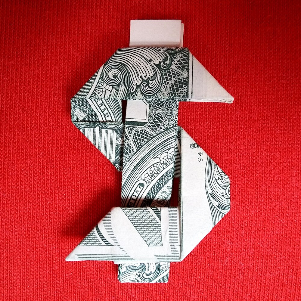 Money Origami Dollar Sign: Unfolding Creativity with Paper – easy ...