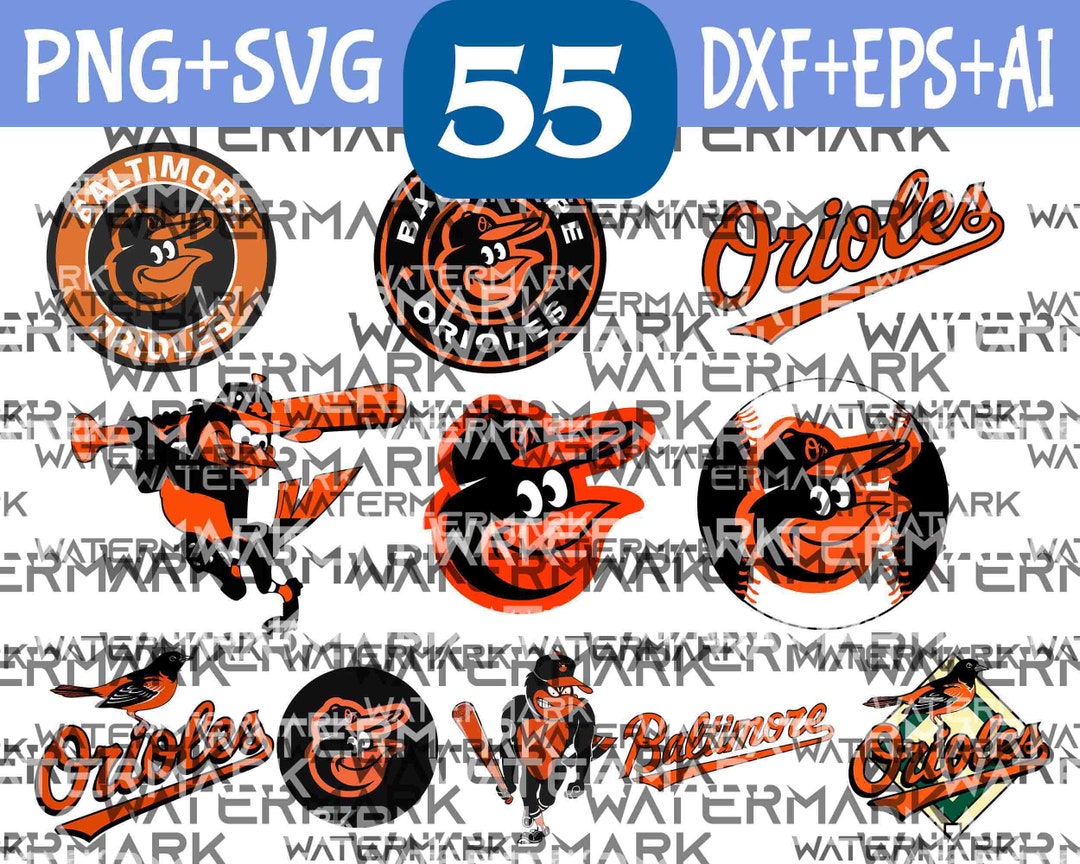 50 Orioles Baseball Files SVG Bundle Orioles Baseball SVG Files for ...