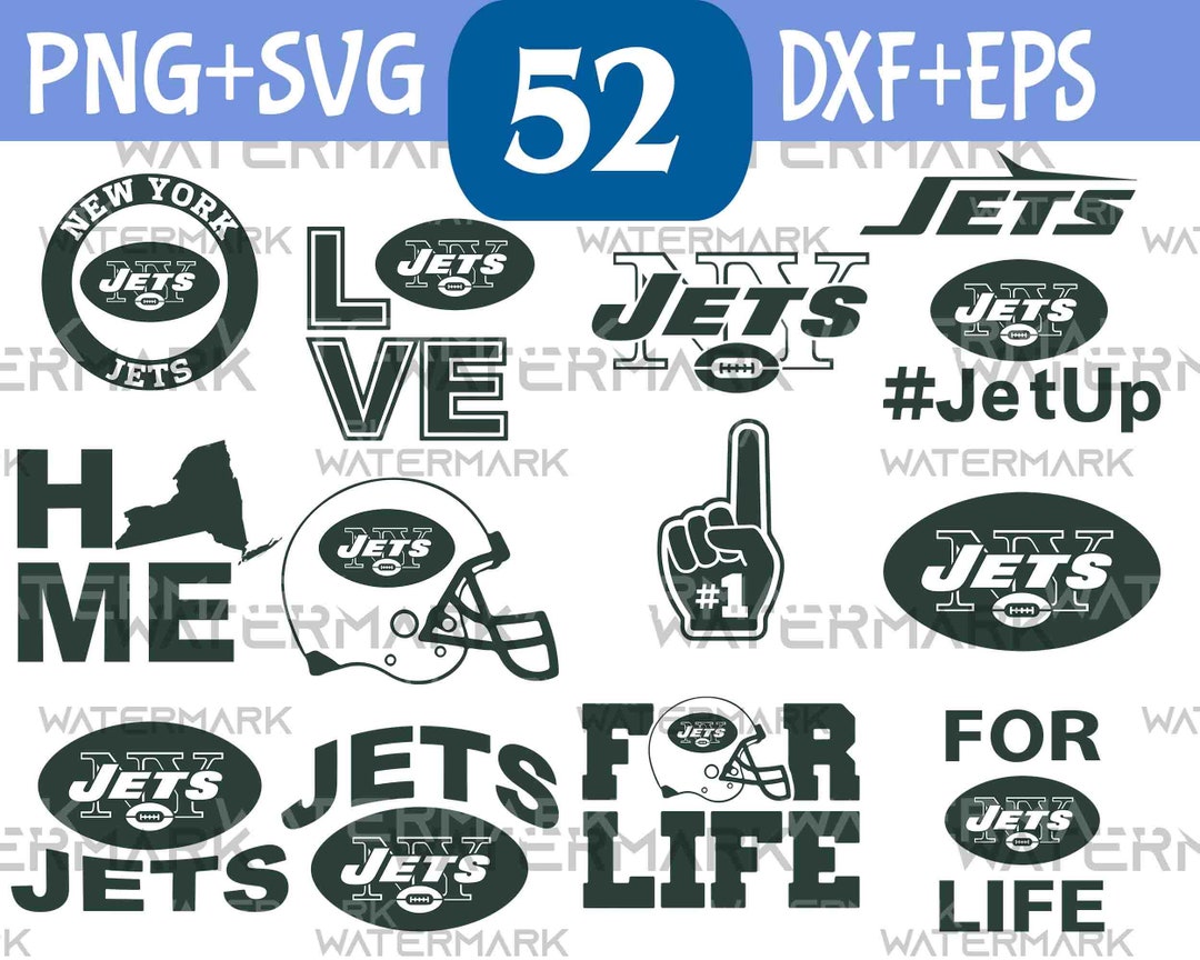 50 Jets Football Team Jets Files SVG Football Bundle SVG Files for ...