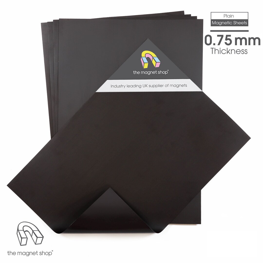 Plain A4/A5 0.75mm Thick Magnetic Sheets for Crafts & Spellbinder Die ...