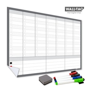 Walltac Wall Planner Weekly Organiser & Family Planner Reusable ...