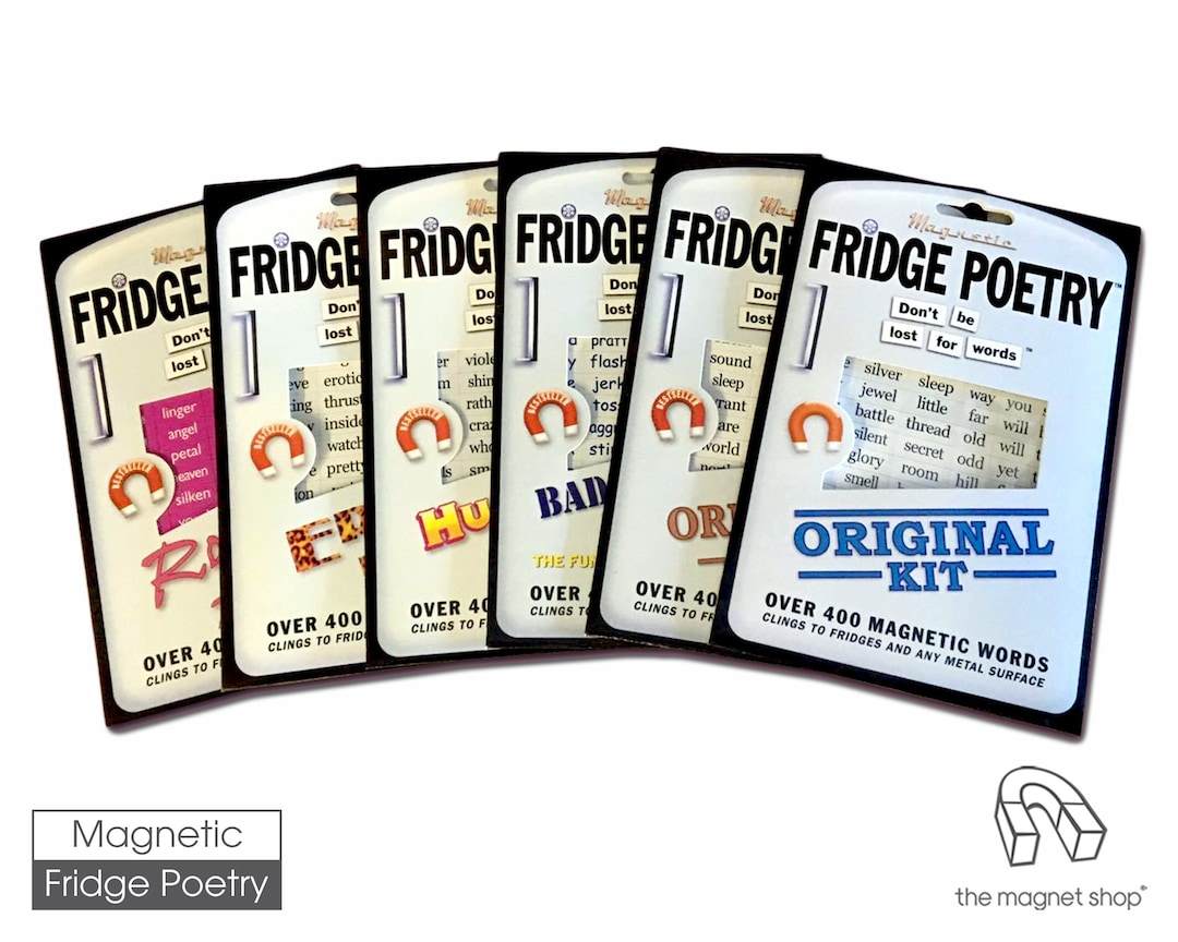 Magnetic Fridge Poetry Novelty Words by the Magnet Shop® - Etsy