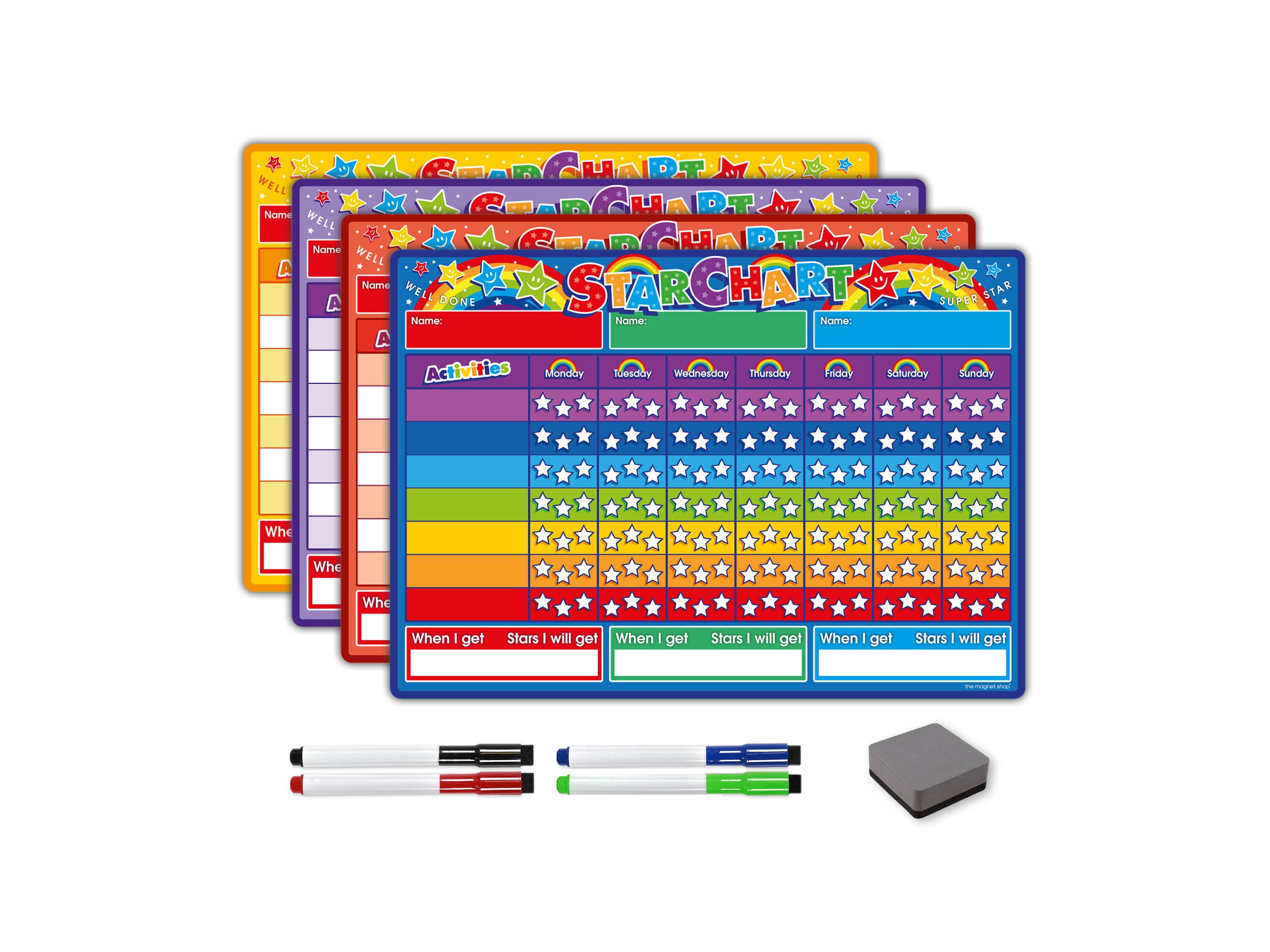 A3 Reward Chart for Children by the Magnet Shop Magnetic - Etsy UK