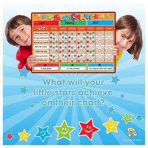 A3 Reward Chart for Children by the Magnet Shop Magnetic - Etsy UK