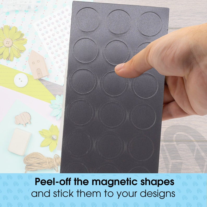 Self-adhesive Magnetic Circles 20mm Diameter for Crafts by - Etsy Australia
