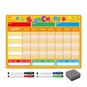 A3 Reward Chart for Children by the Magnet Shop Magnetic Star Chart in ...
