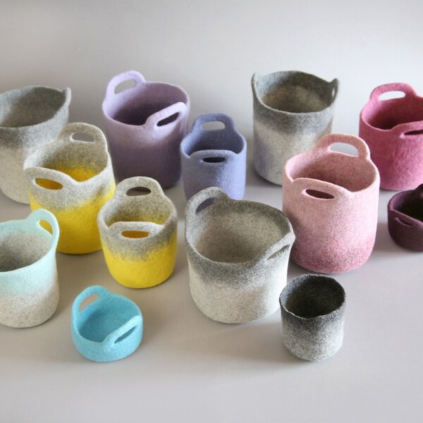 Felt Basket - Etsy