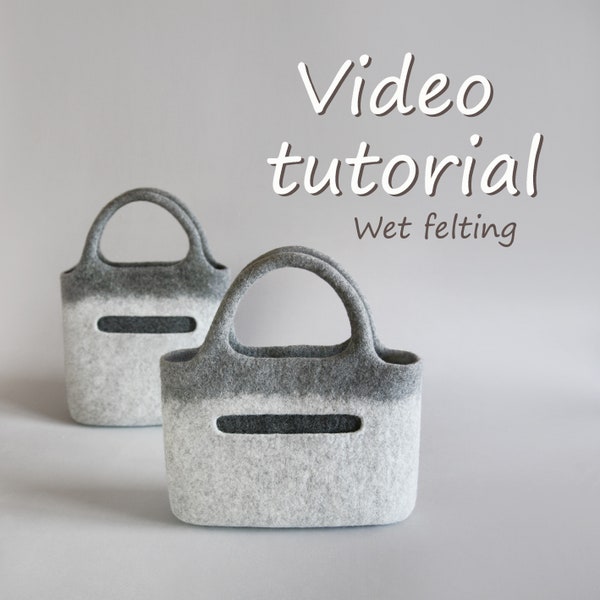 Wet Felted Purse - Etsy