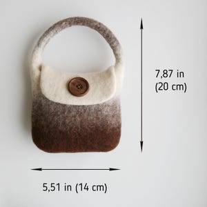 Felted Bag, Felted Bags, Bags for Women, Felt Bag, Natural Sheep Wool ...