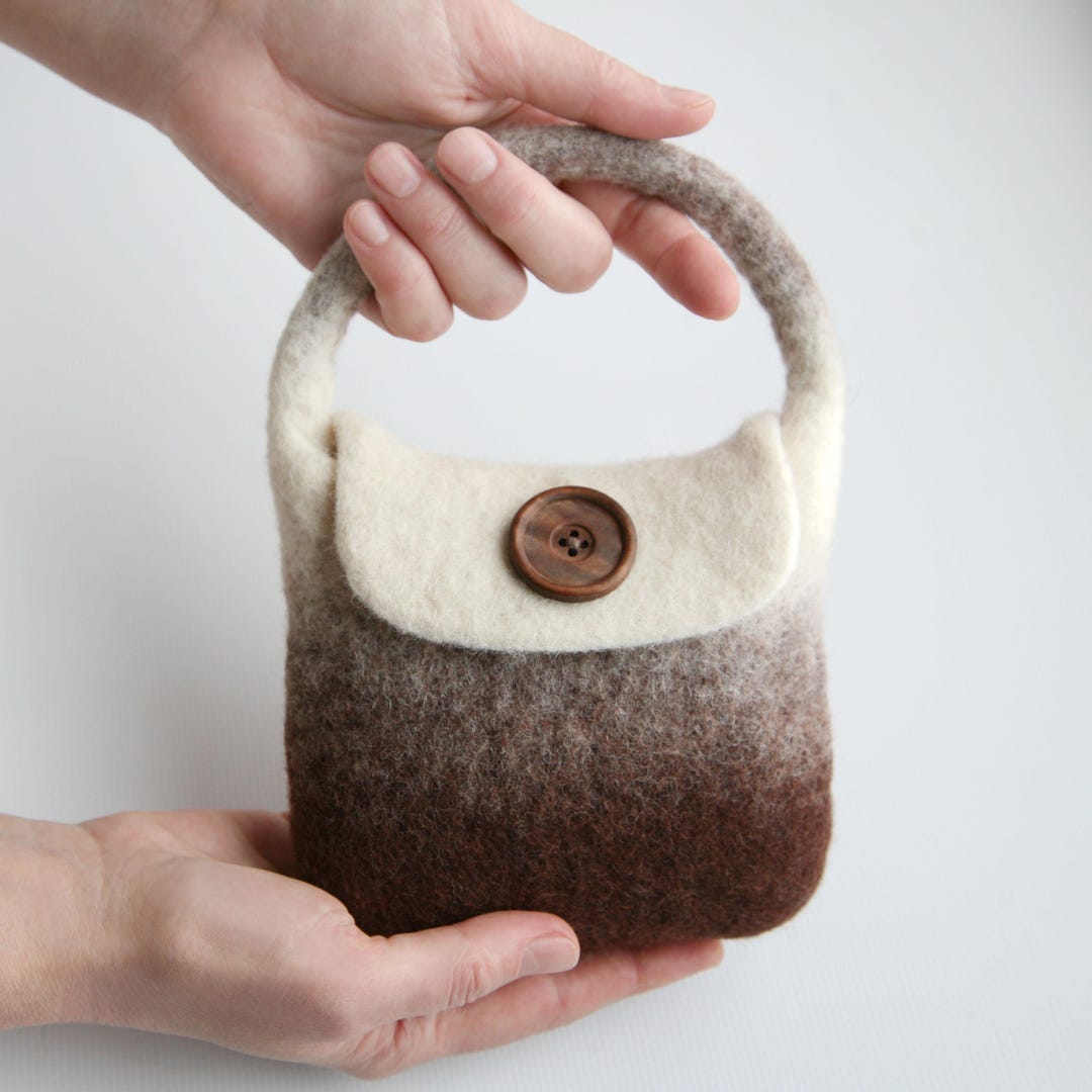 Handmade Felted Wool Bag: Eco Friendly Women's Handbag - Etsy