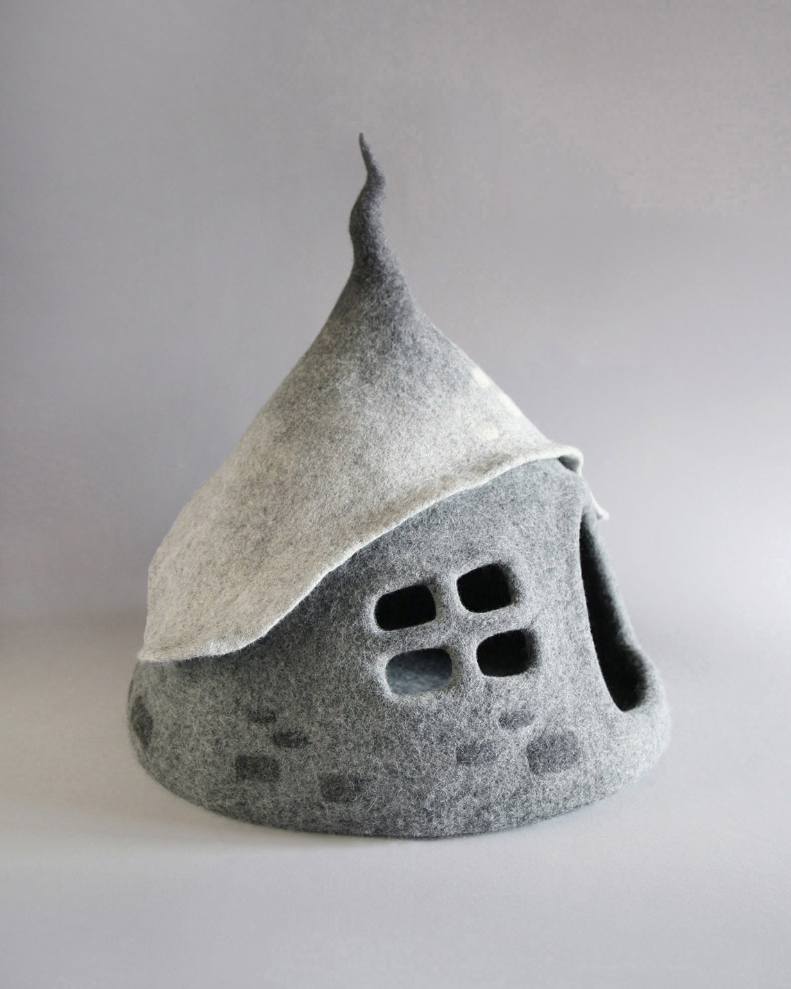 Cat Cave Felted Cat Cave Cat Bed Felt Cat Cave Felt Pet - Etsy