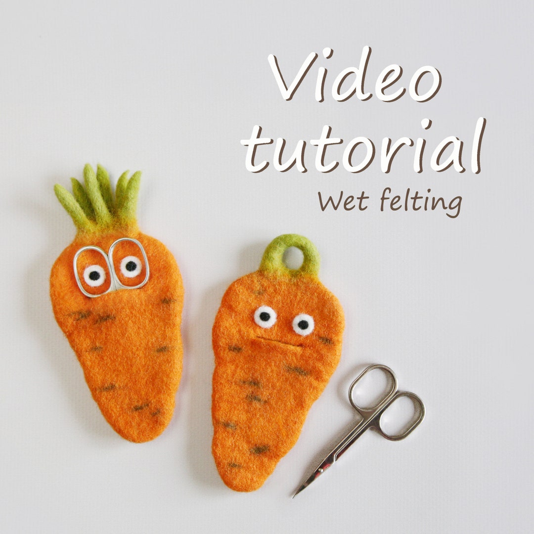 Tutorial on How to Create a Felted Carrot - Etsy